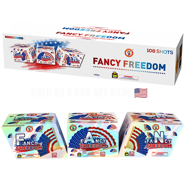 FANCY FREEDOM (sold as set 108 shots) – Fireworks Superstore USA