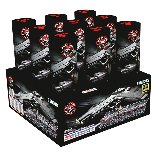 Magnum Tremors 3" rack - Raccoon – Fireworks Superstore USA