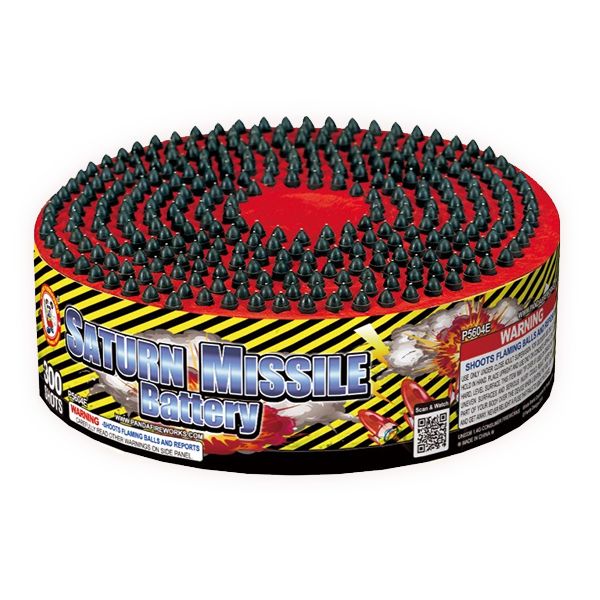 300 shot SATURN MISSILE (PNDA) – Fireworks Superstore USA