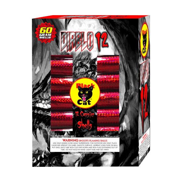 Diablo 12 Artillery Kit 60 gram – Fireworks Superstore USA