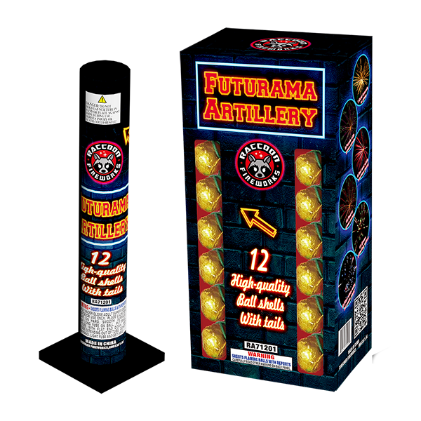Futurama Artillery Kit - 12 shot – Fireworks Superstore USA