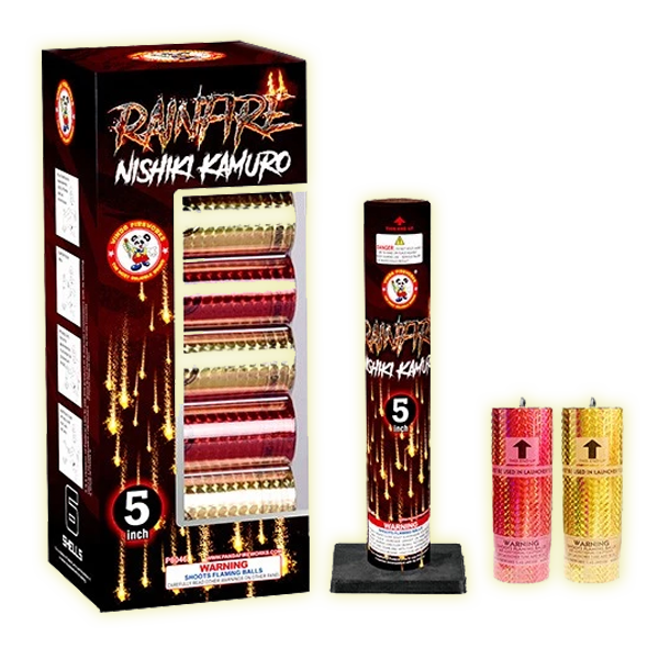 RAINFIRE 60 gram artillery - 5 inch shells – Fireworks Superstore USA